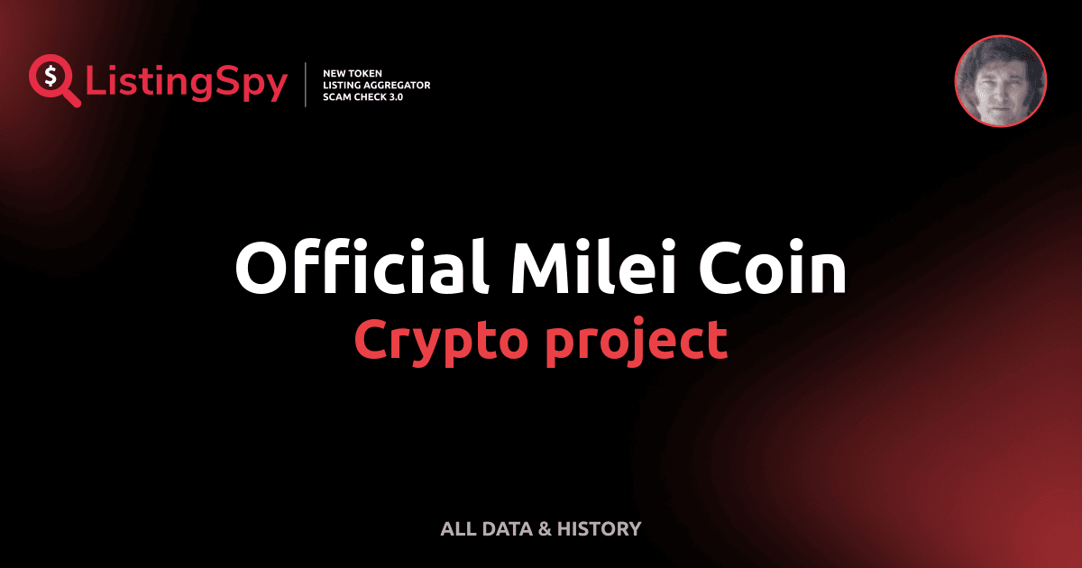 Official Milei Coin crypto project: JMILEI token listings, events ...