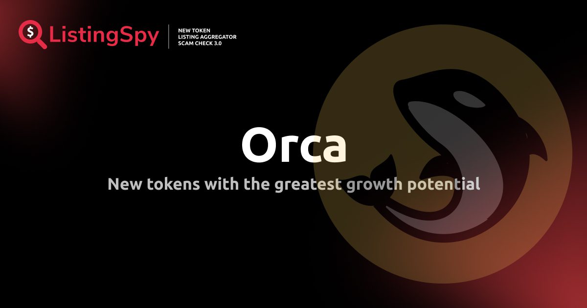 New token listings on Orca | ListingSpy