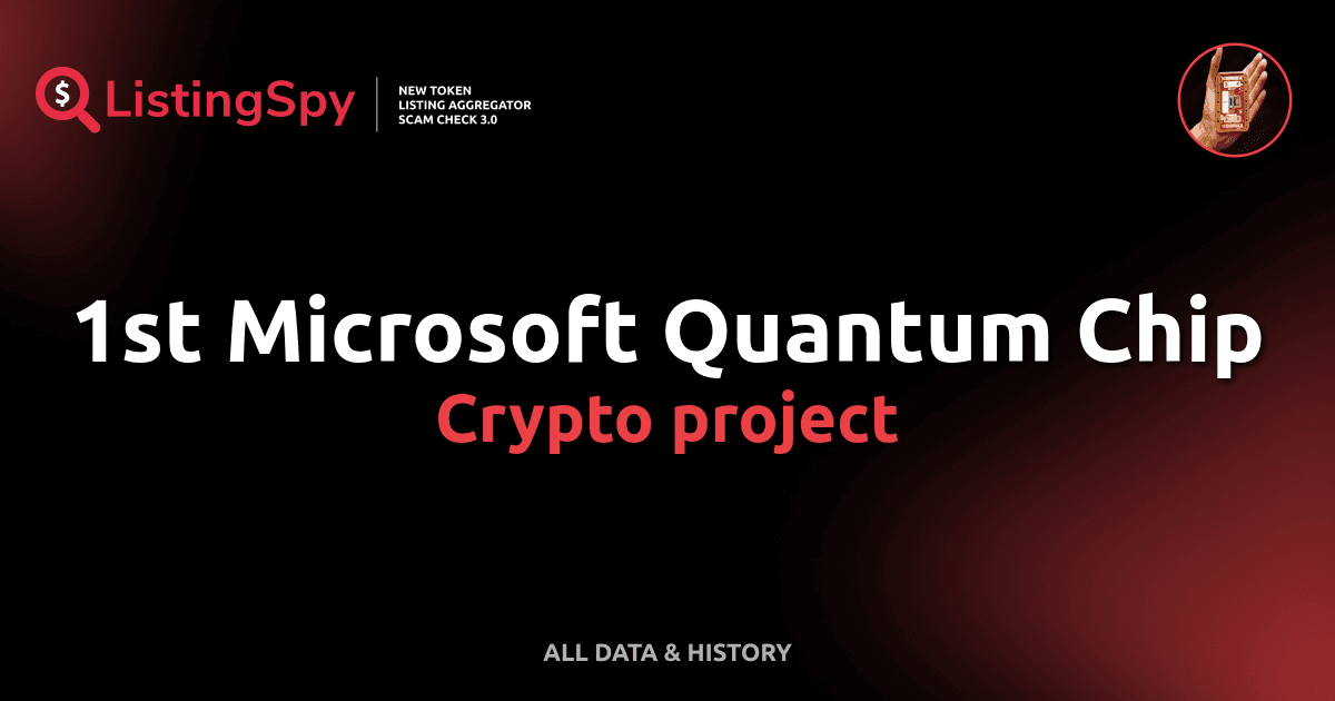 1st Microsoft Quantum Chip crypto project: Majorana 1 token listings ...