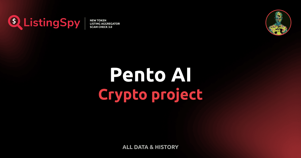Pento AI crypto project: PENTO token listings, events, analysis ...