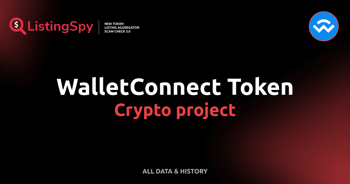 WalletConnect Token crypto project: WCT token listings, events ...