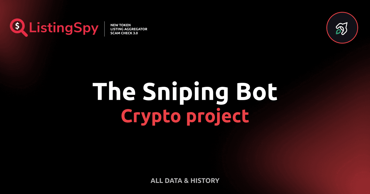 The Sniping Bot crypto project: CORIE token listings, events, analysis | ListingSpy