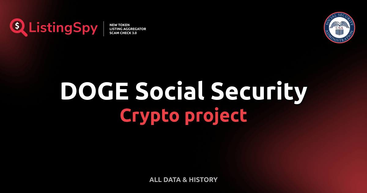 DOGE Social Security crypto project: DSS token listings, events ...