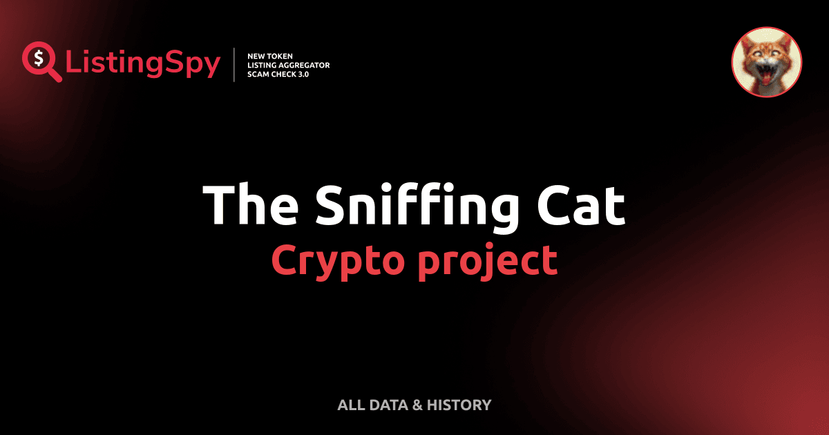 The Sniffing Cat crypto project: COCO token listings, events, analysis ...