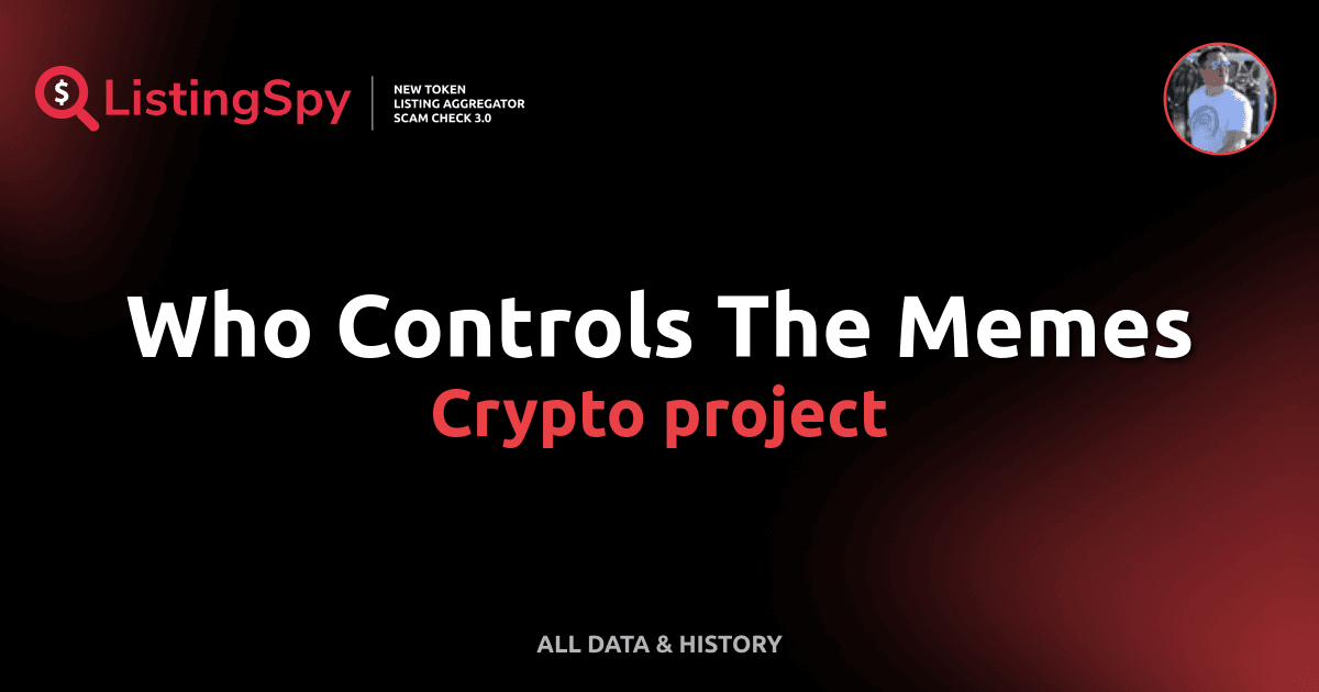 Who Controls The Memes crypto project: MEMEVERSE token listings, events ...