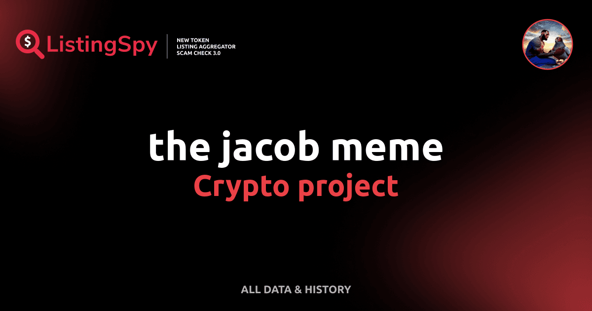 the jacob meme crypto project: jacob token listings, events, analysis ...