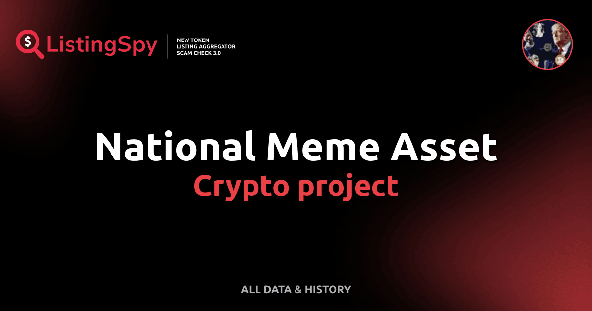 National Meme Asset crypto project: Meme Asset token listings, events ...