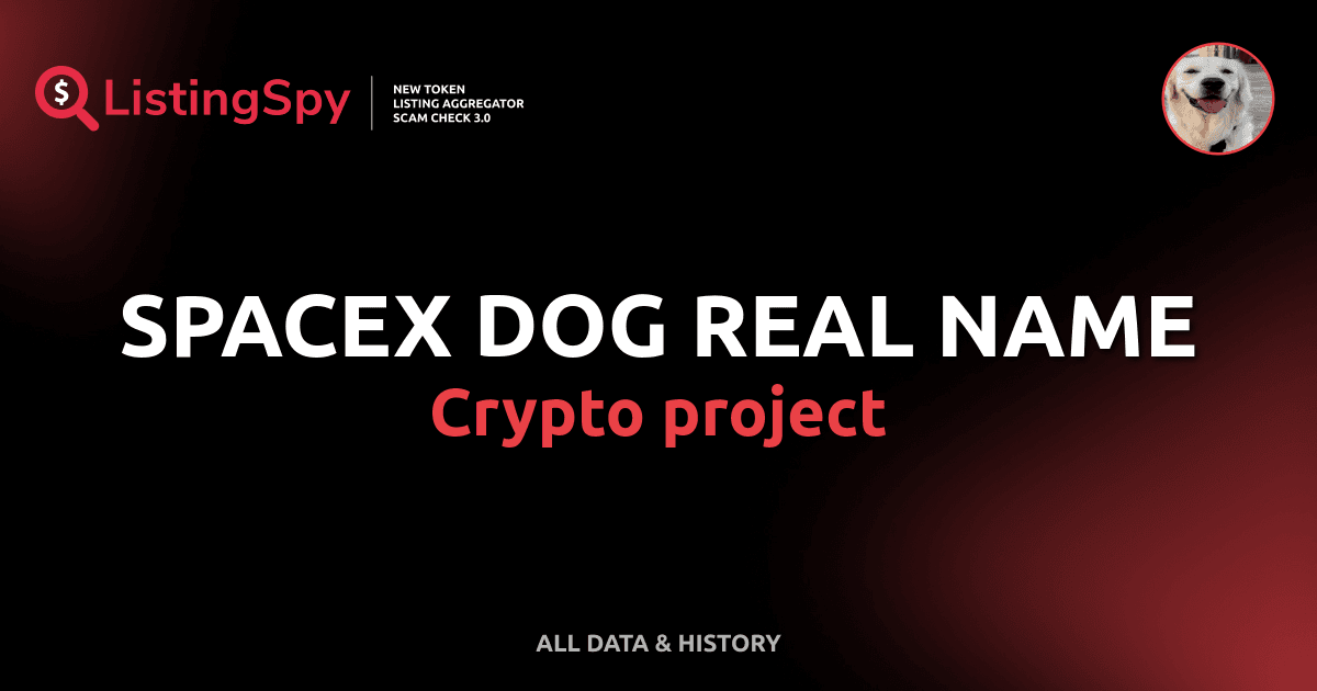 SPACEX DOG REAL NAME crypto project: ASTRO token listings, events ...