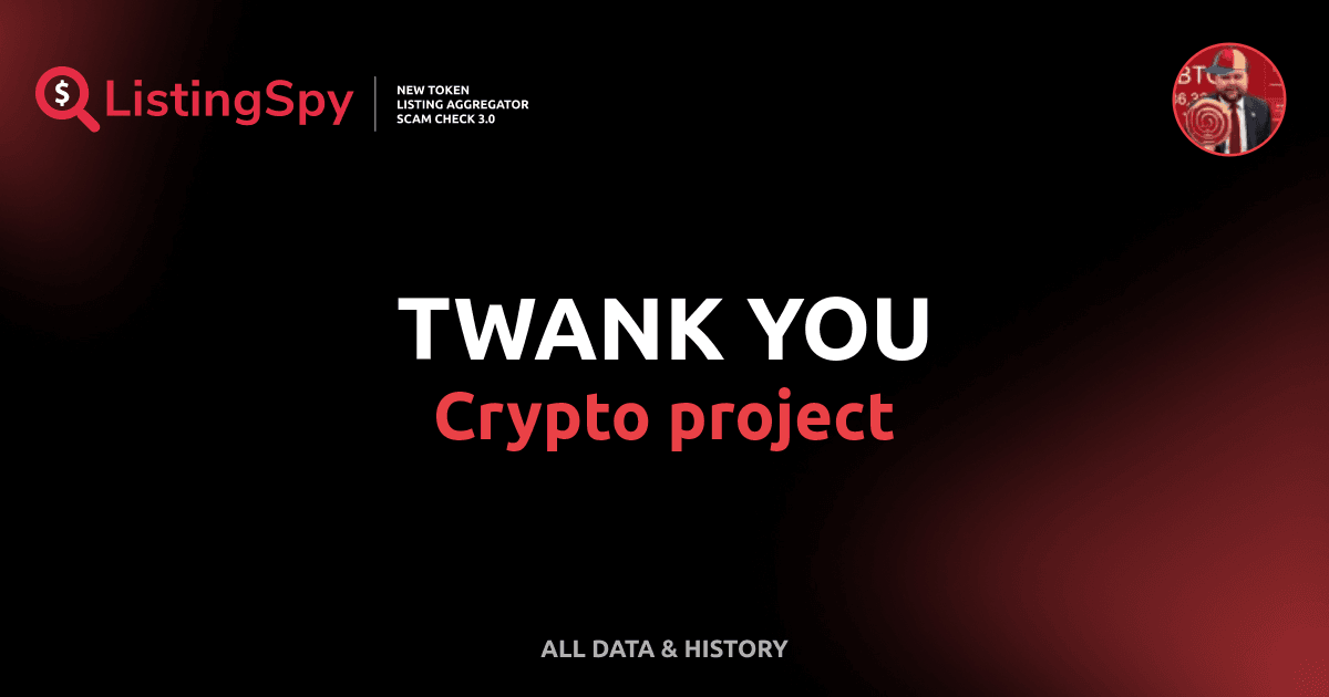 TWANK YOU crypto project: TWANK token listings, events, analysis ...