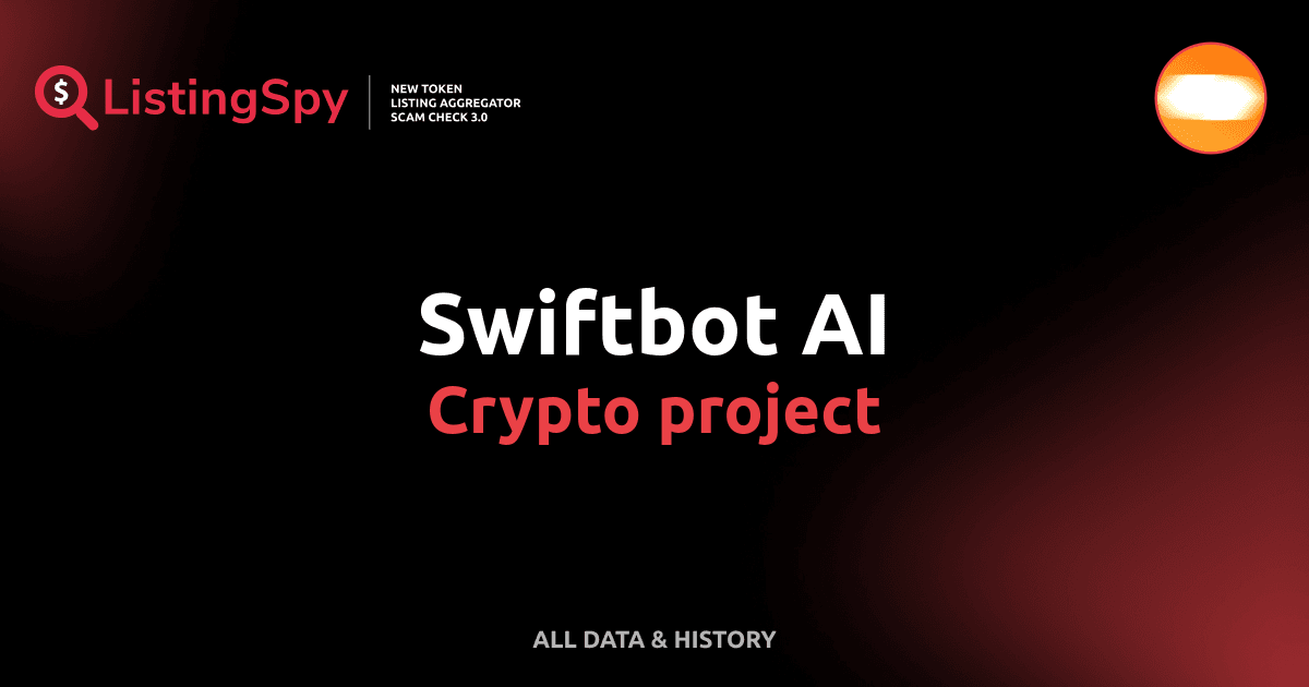 Swiftbot AI crypto project: SWIFTBOT token listings, events, analysis ...