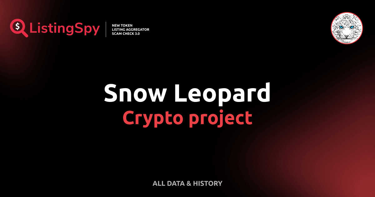 Snow Leopard crypto project: SNL token listings, events, analysis ...