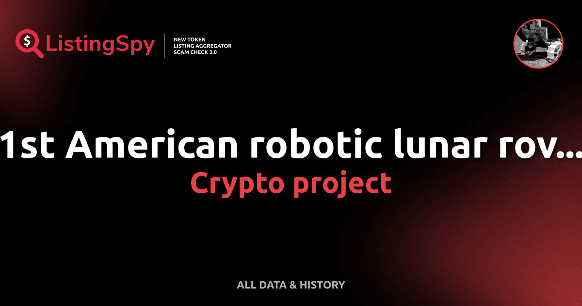 1st American robotic lunar rov... crypto project: Athena token listings ...