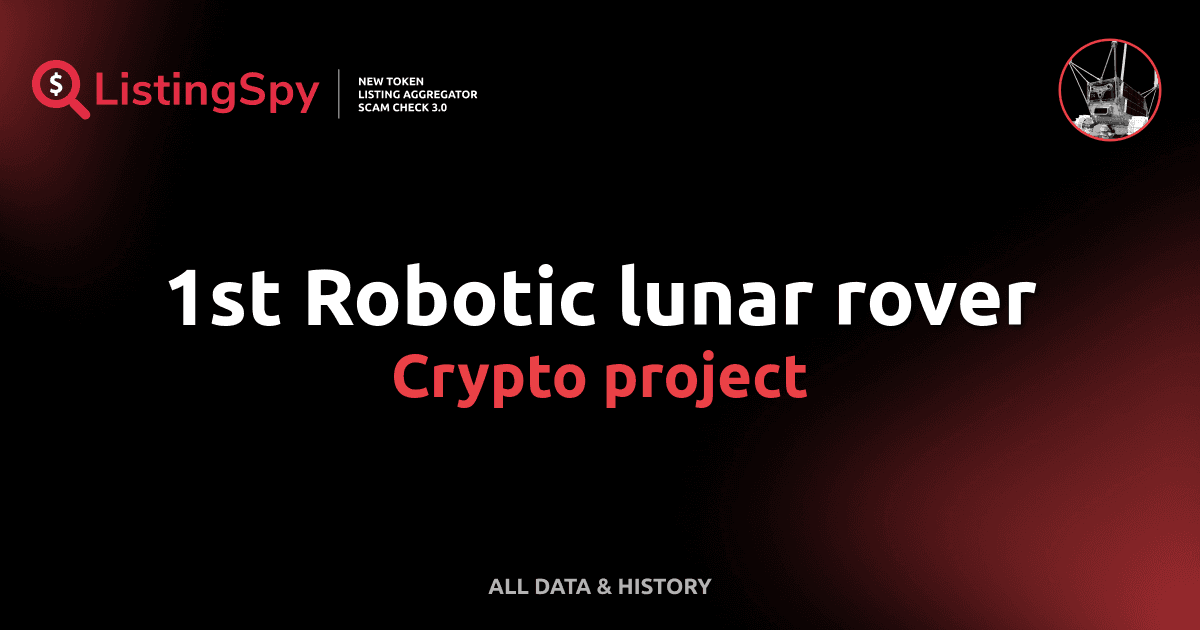 1st Robotic lunar rover crypto project: ATHENA token listings, events ...