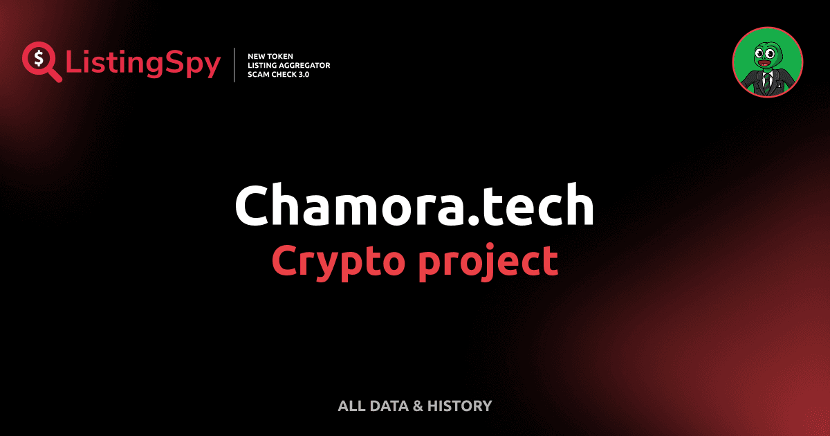 Chamora.tech crypto project: CMA token listings, events, analysis ...