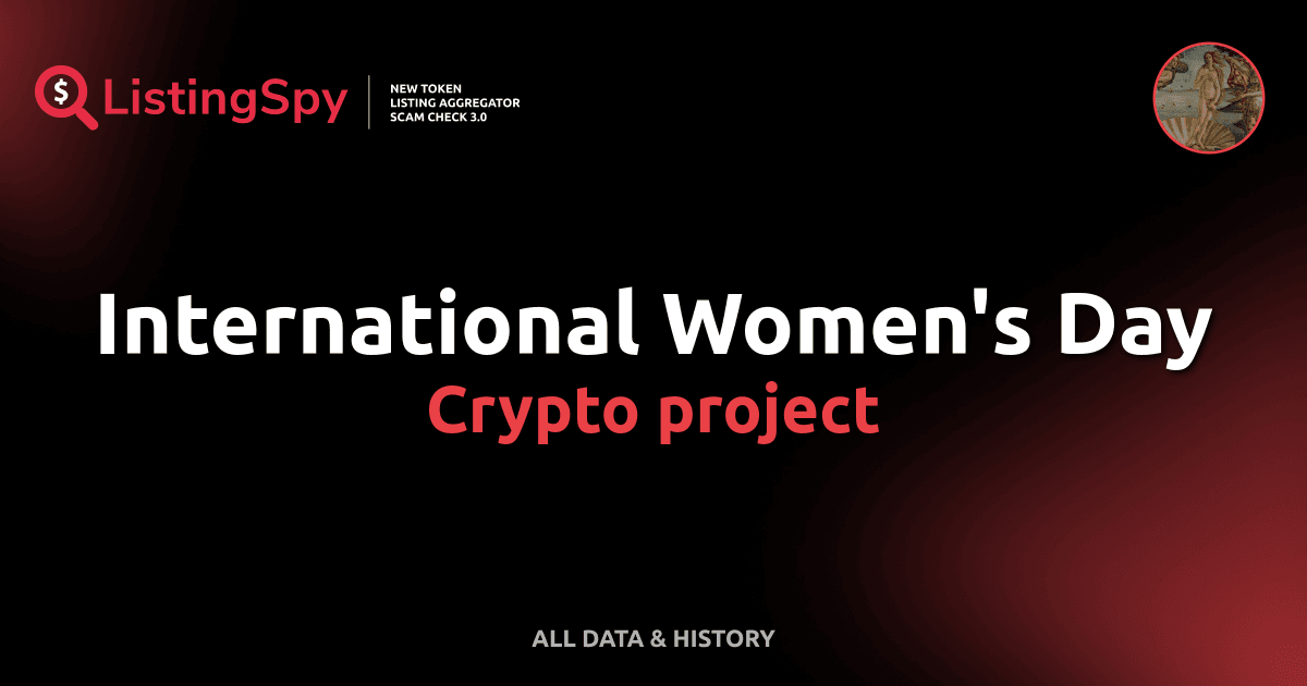 International Women's Day crypto project: WOMEN token listings, events ...