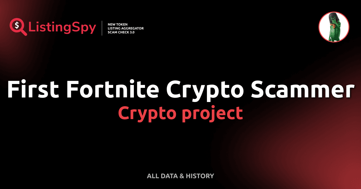First Fortnite Crypto Scammer crypto project: BIGDILL token listings ...