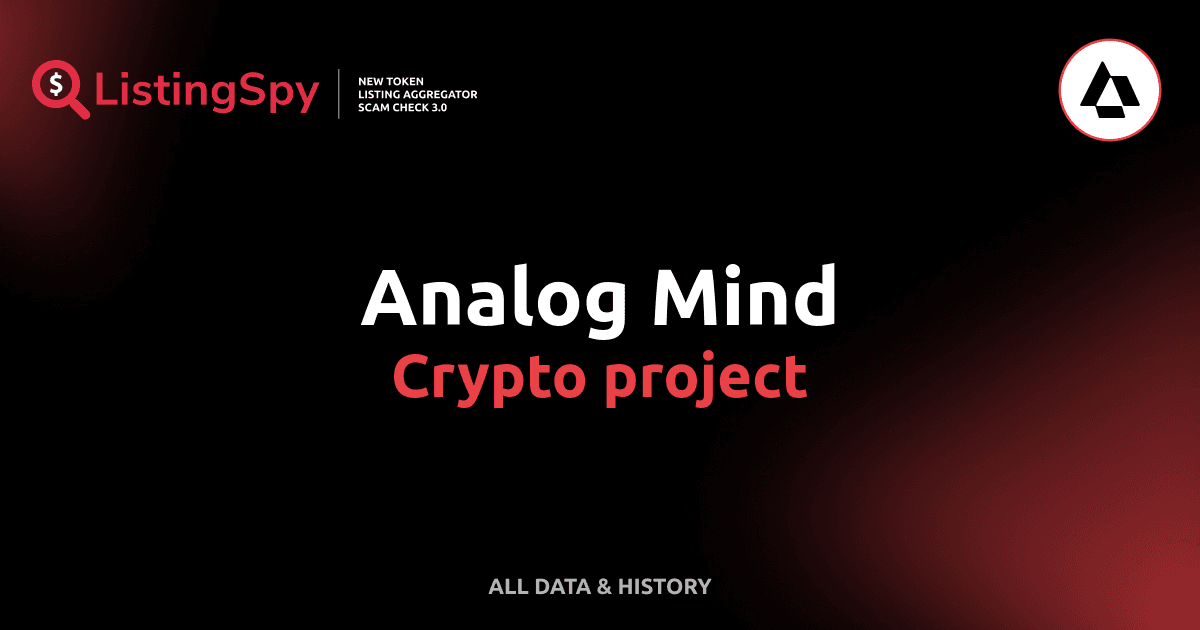 Analog Mind crypto project: AMD token listings, events, analysis ...