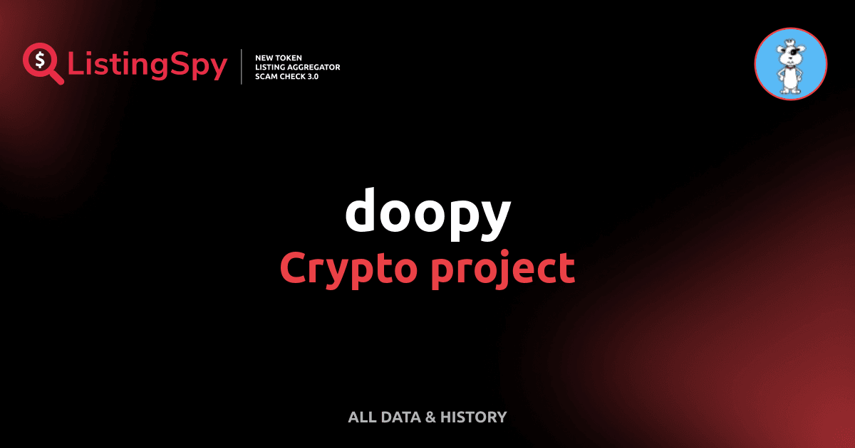 doopy crypto project: doopy token listings, events, analysis | ListingSpy