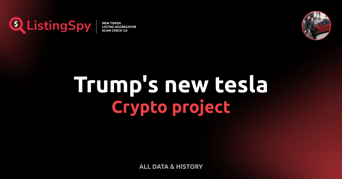 Trump's new tesla crypto project: TESLA token listings, events ...