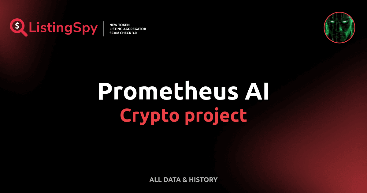 Prometheus AI crypto project: PROMETHEUS token listings, events ...