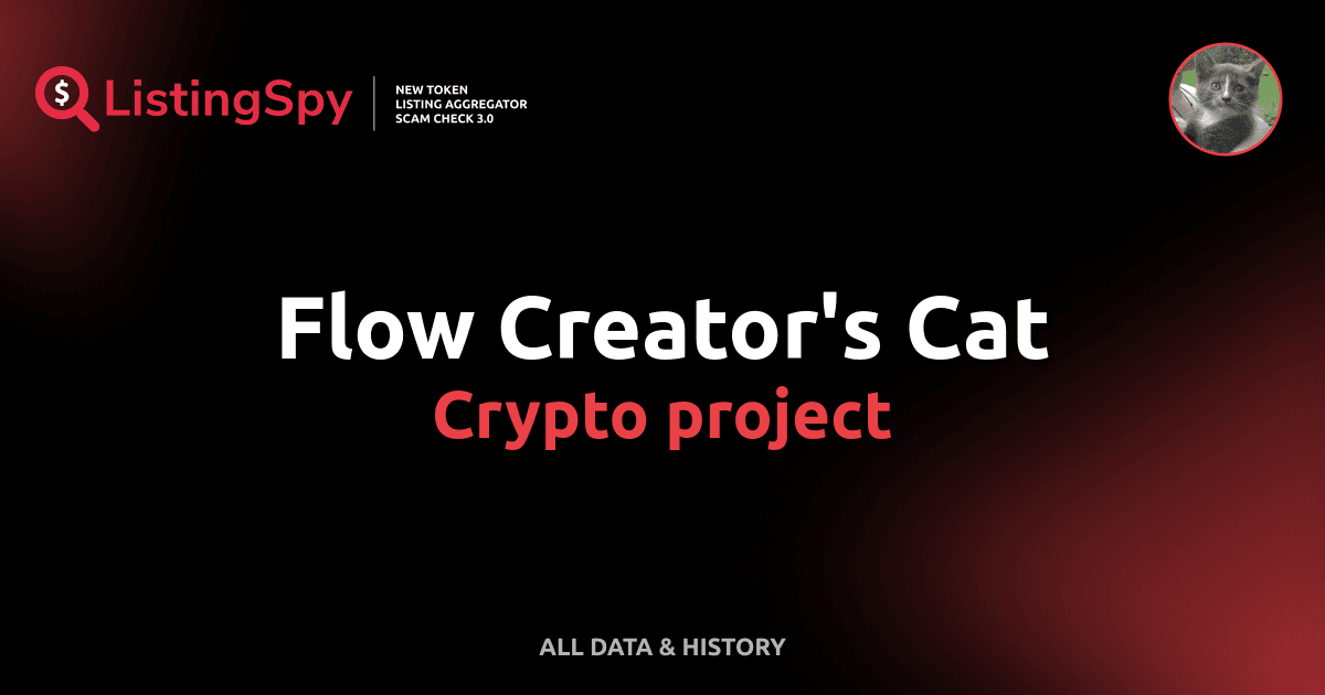 Flow Creator's Cat crypto project: Oigars token listings, events ...