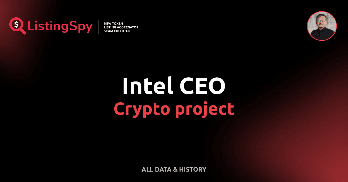 Intel CEO crypto project: TAN token listings, events, analysis | ListingSpy