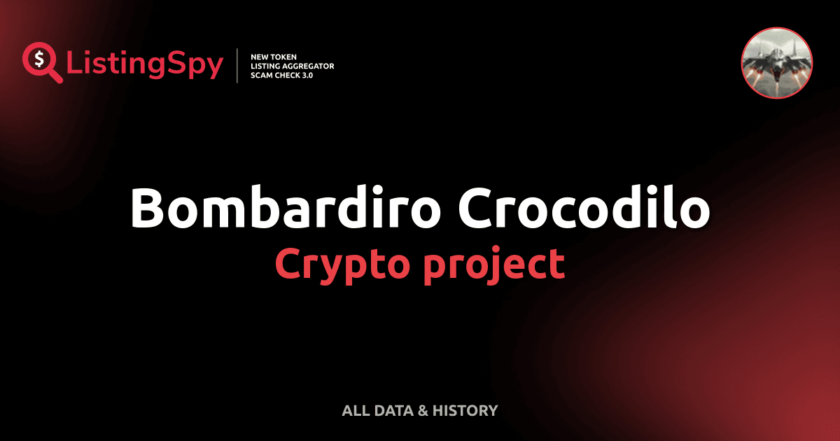 Bombardiro Crocodilo crypto project: BOMBAR token listings, events ...