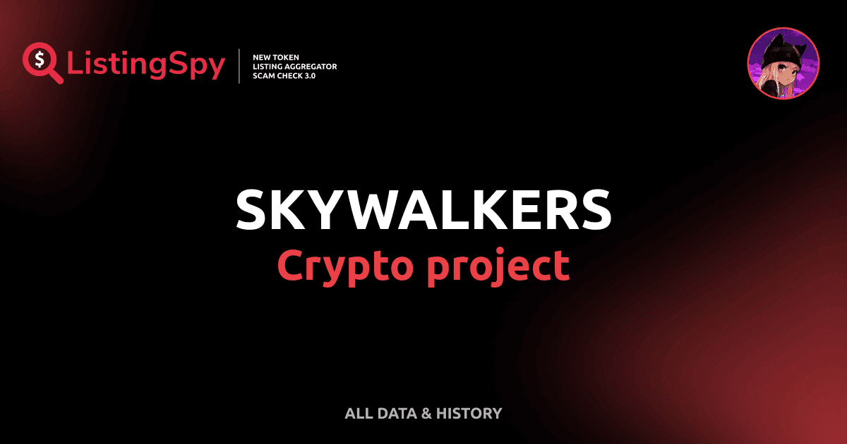 SKYWALKERS crypto project: SKY token listings, events, analysis ...