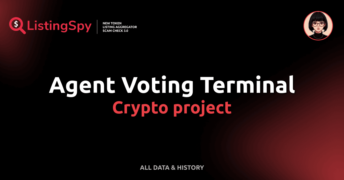 Agent Voting Terminal crypto project: AVT token listings, events ...