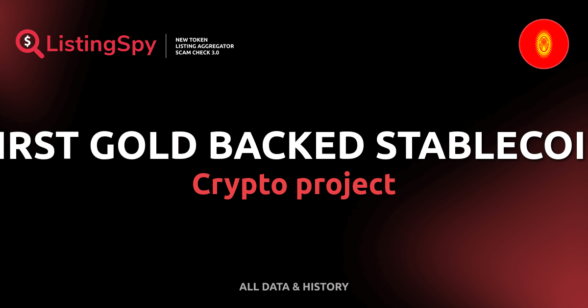 FIRST GOLD BACKED STABLECOIN crypto project: USDKG token listings ...