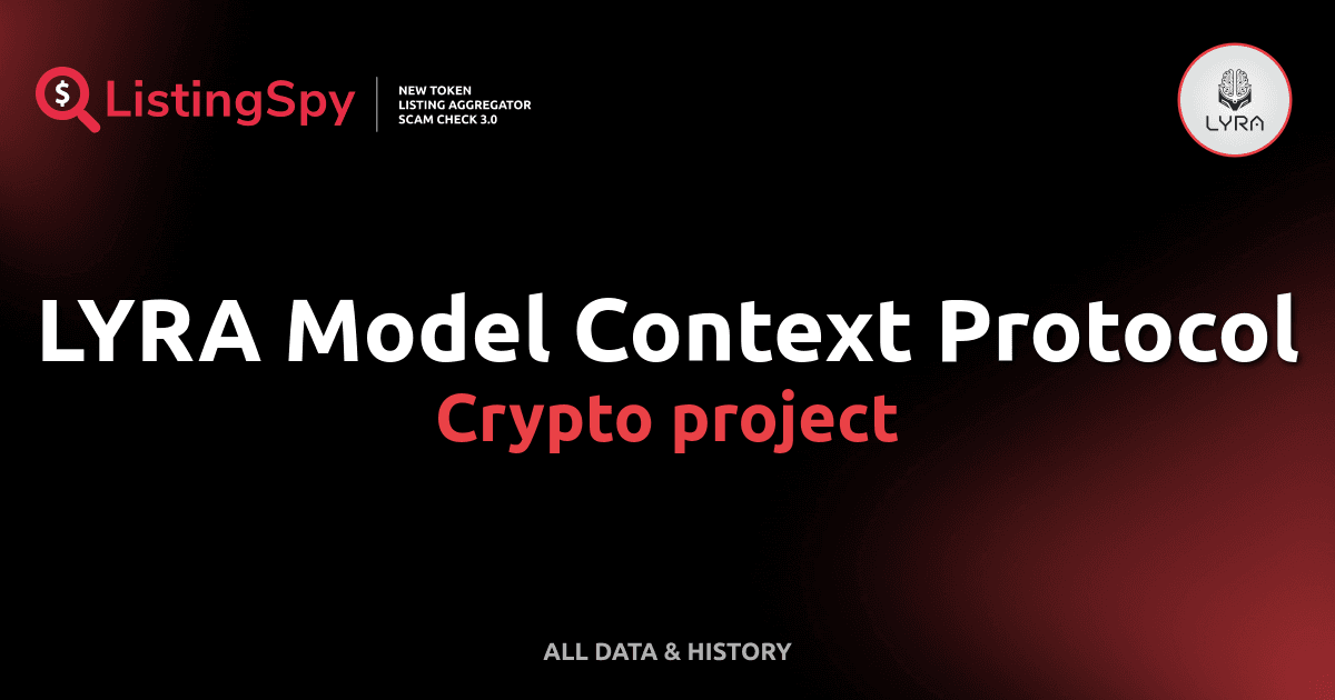 LYRA Model Context Protocol crypto project: MCPOS token listings ...