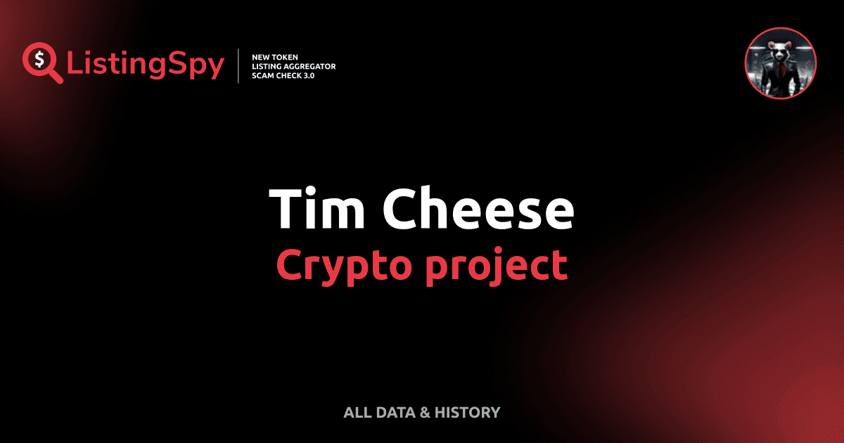 Tim Cheese crypto project: TIM token listings, events, analysis ...