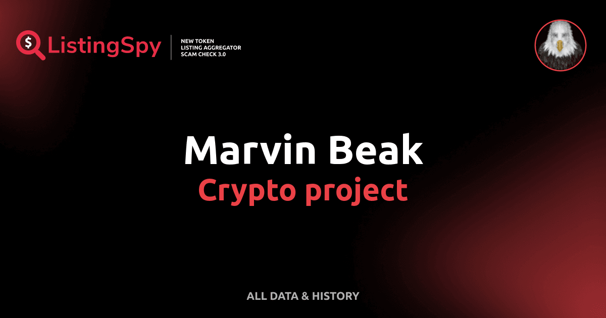 Marvin Beak crypto project: Marvin token listings, events, analysis ...