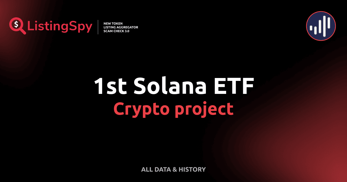 1st Solana ETF crypto project: SOLZ token listings, events, analysis | ListingSpy