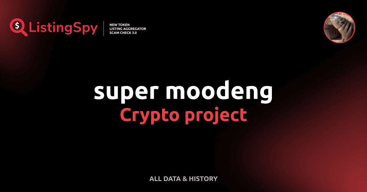 super moodeng crypto project: SUPERDENG token listings, events ...