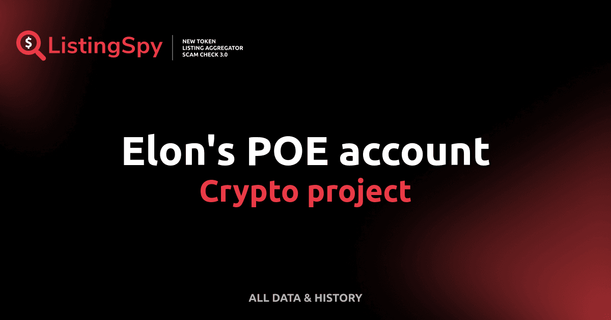 Elon's POE account crypto project: RANDOM9 token listings, events ...