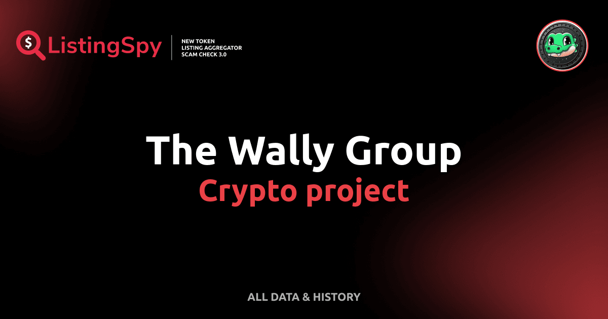 The Wally Group crypto project: TWG token listings, events, analysis ...