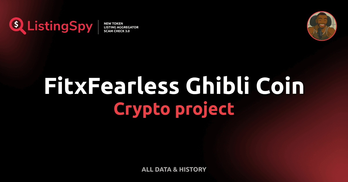 FitxFearless Ghibli Coin crypto project: ghilbifit token listings ...