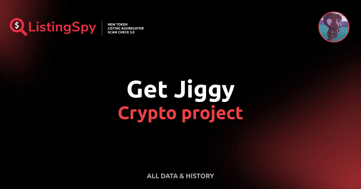 Get Jiggy crypto project: JIGGY token listings, events, analysis | ListingSpy