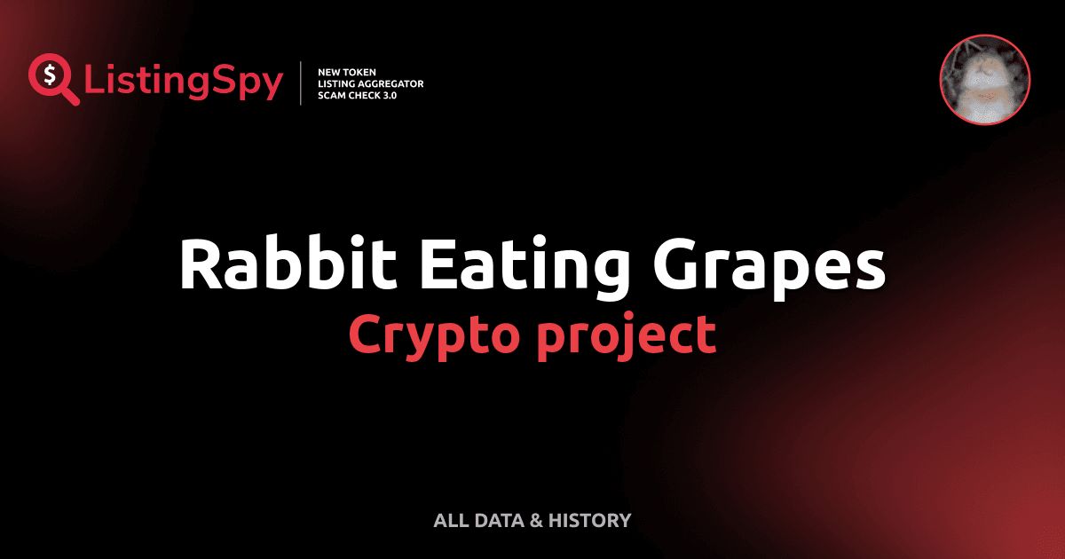 Rabbit Eating Grapes crypto project: Grapist token listings, events ...