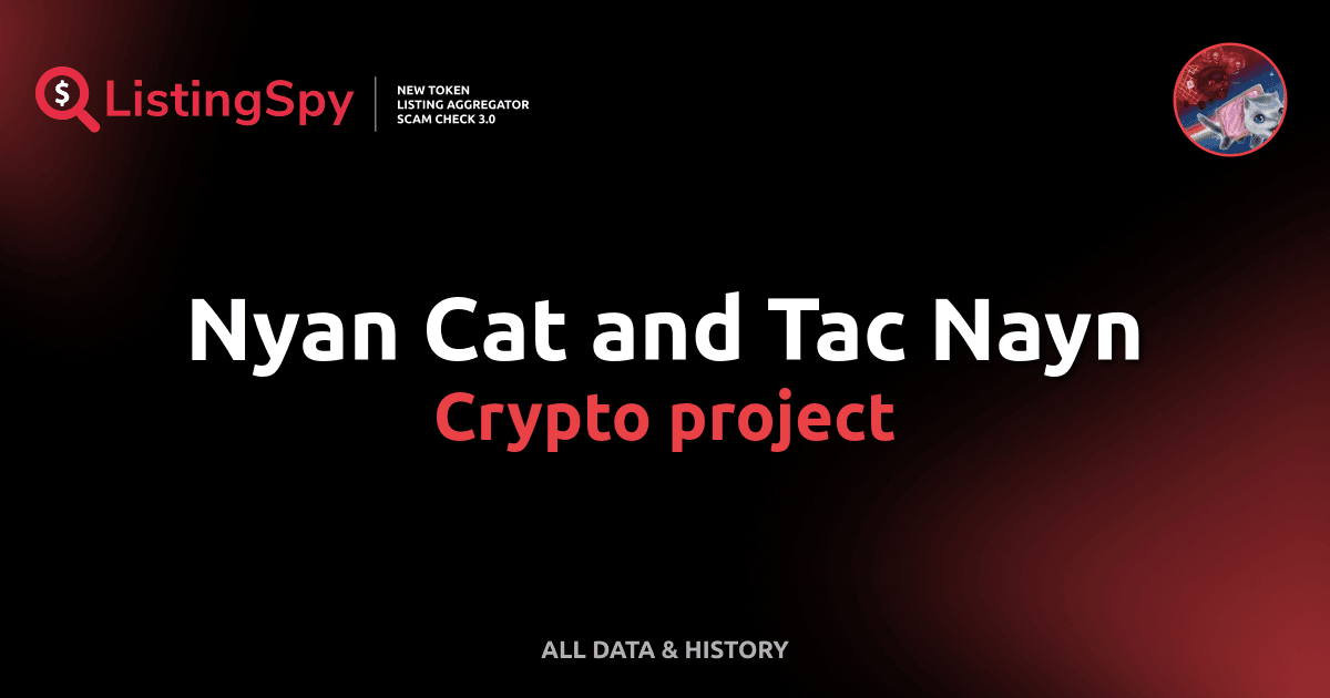 Nyan Cat and Tac Nayn crypto project: NyanTac token listings, events ...