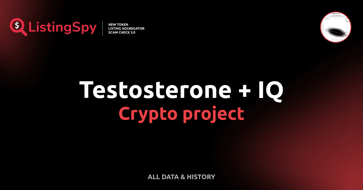 Testosterone + IQ crypto project: LEGEND token listings, events ...
