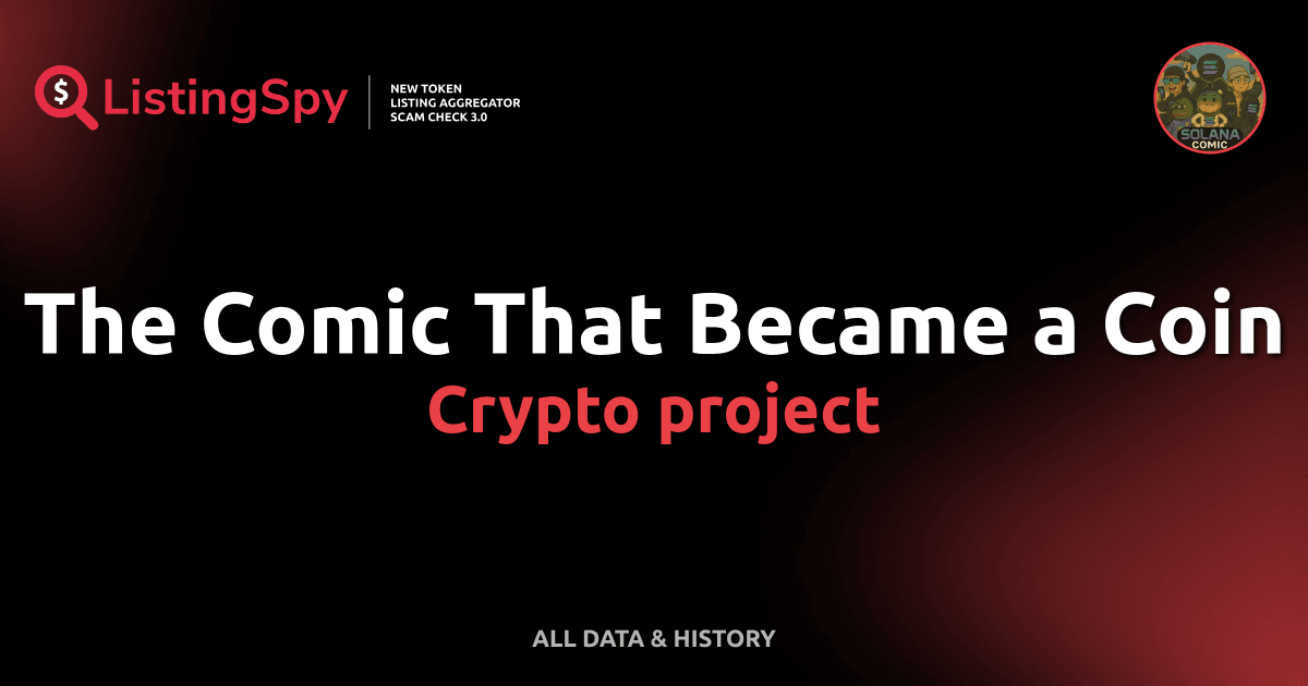 The Comic That Became a Coin crypto project: $SLABS token listings ...