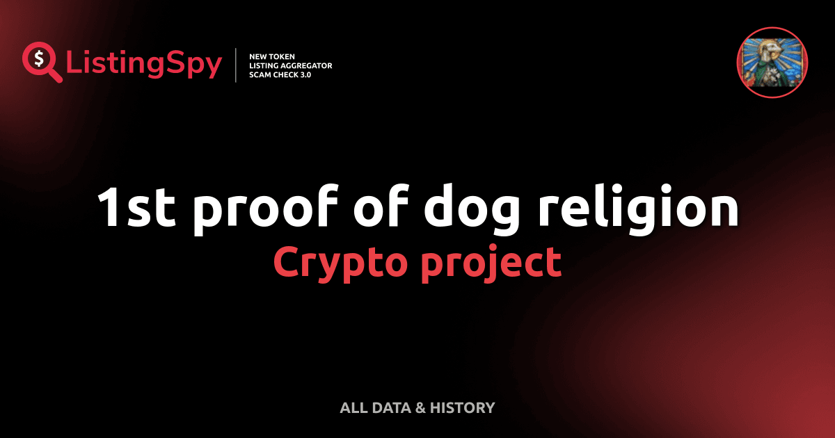 1st proof of dog religion crypto project: DOGISM token listings, events ...