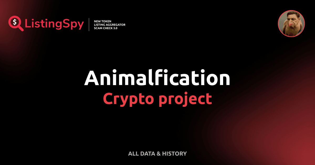 Animalfication crypto project: Animal token listings, events, analysis ...