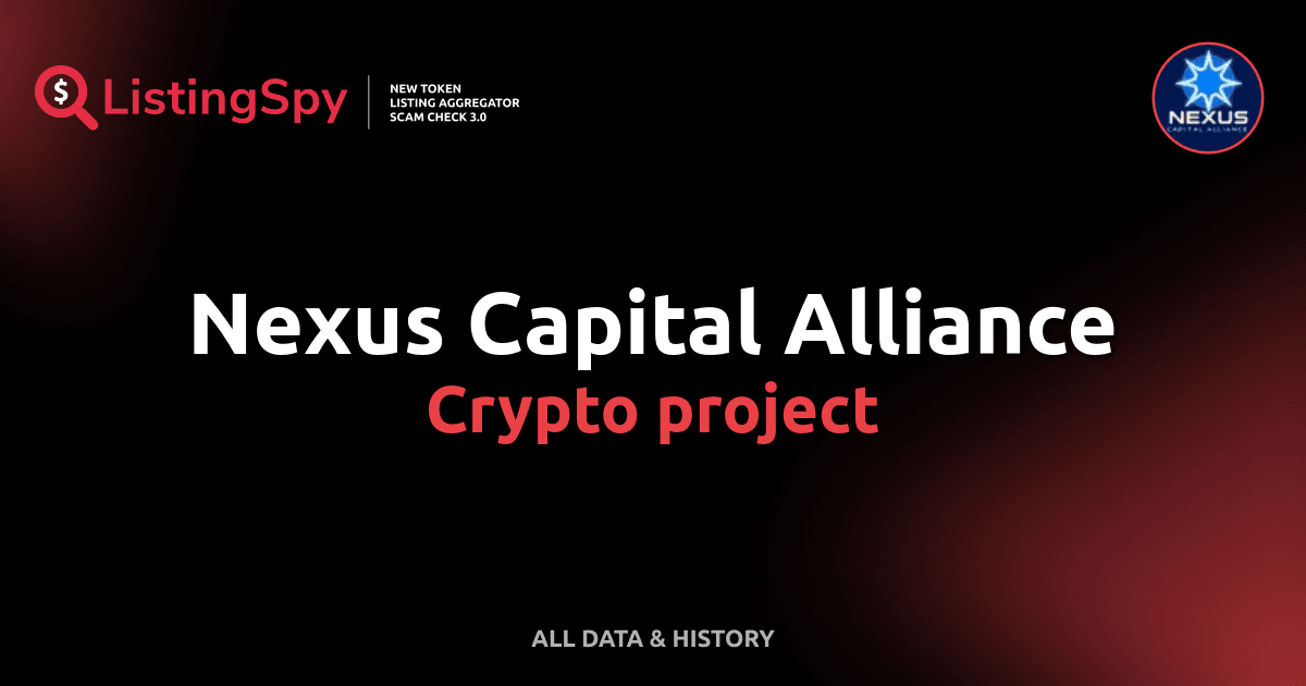 Nexus Capital Alliance crypto project: NCA token listings, events ...