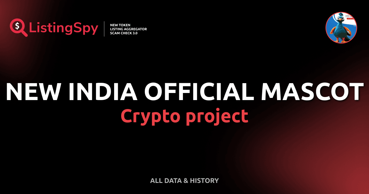 NEW INDIA OFFICIAL MASCOT crypto project: MAYUR token listings, events ...