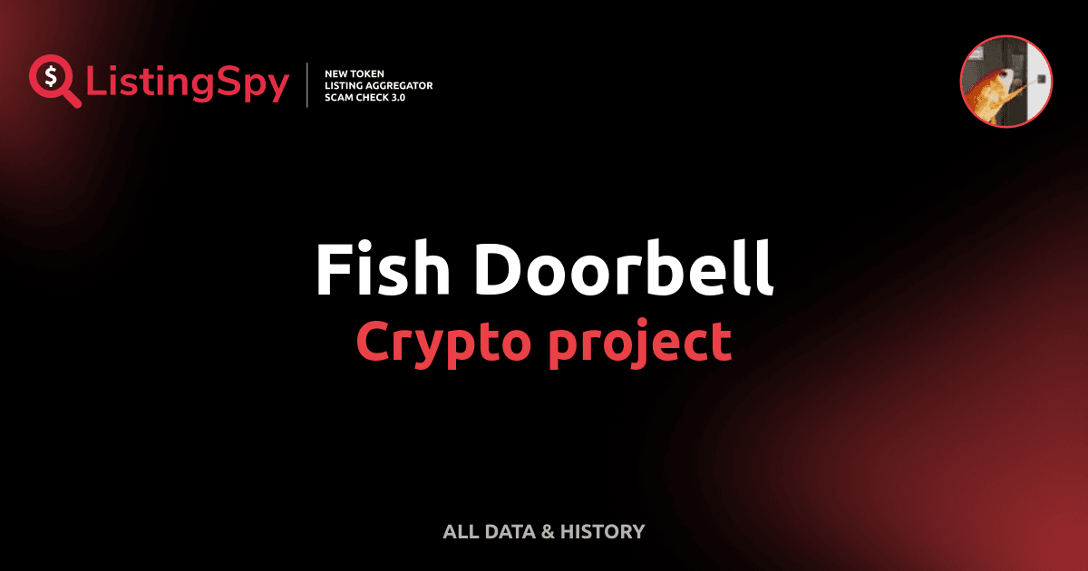 Fish Doorbell crypto project: VESDEURBEL token listings, events ...