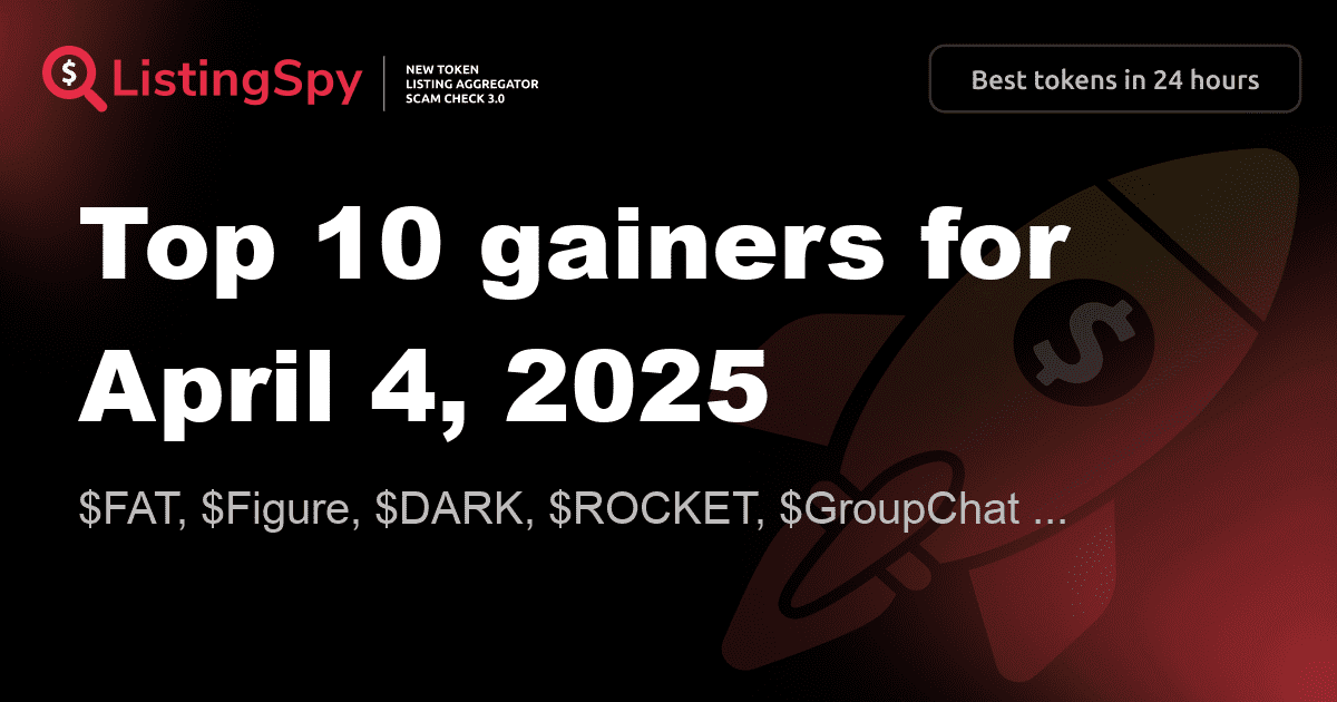 Amazing Strength for $Figure, $DARK, $ROCKET and More with Hottest ...