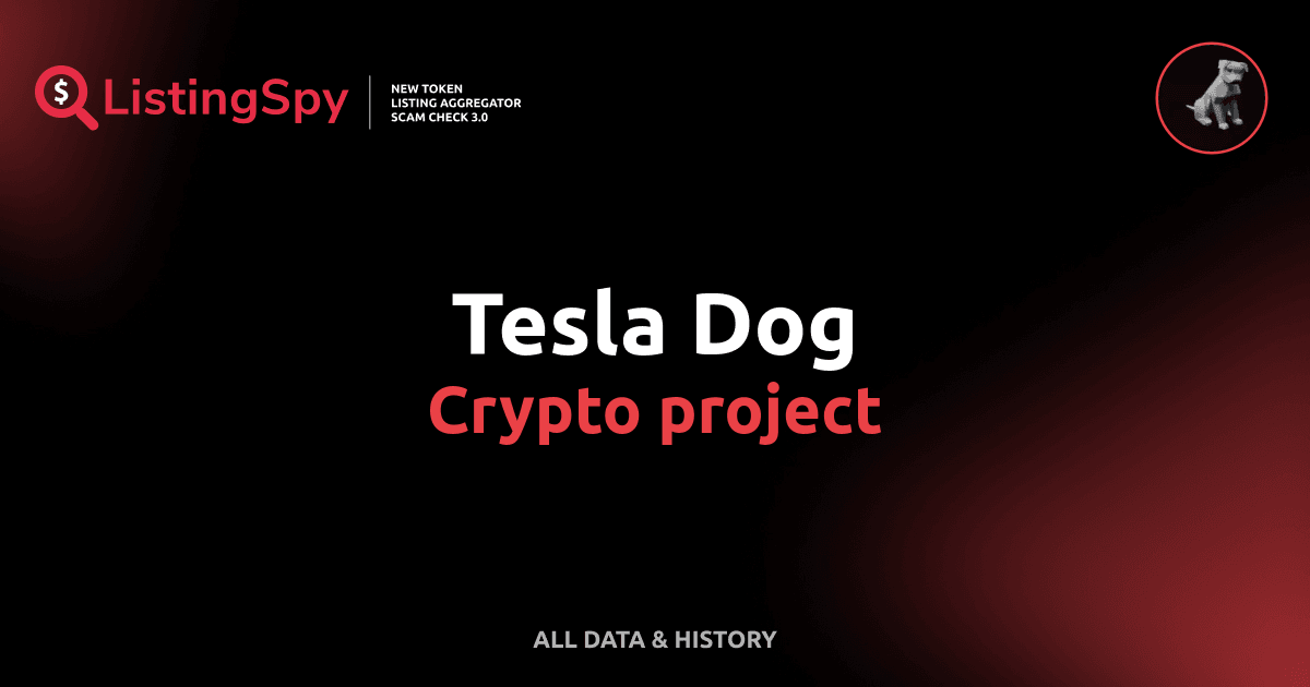 Tesla Dog crypto project: Pixel token listings, events, analysis ...
